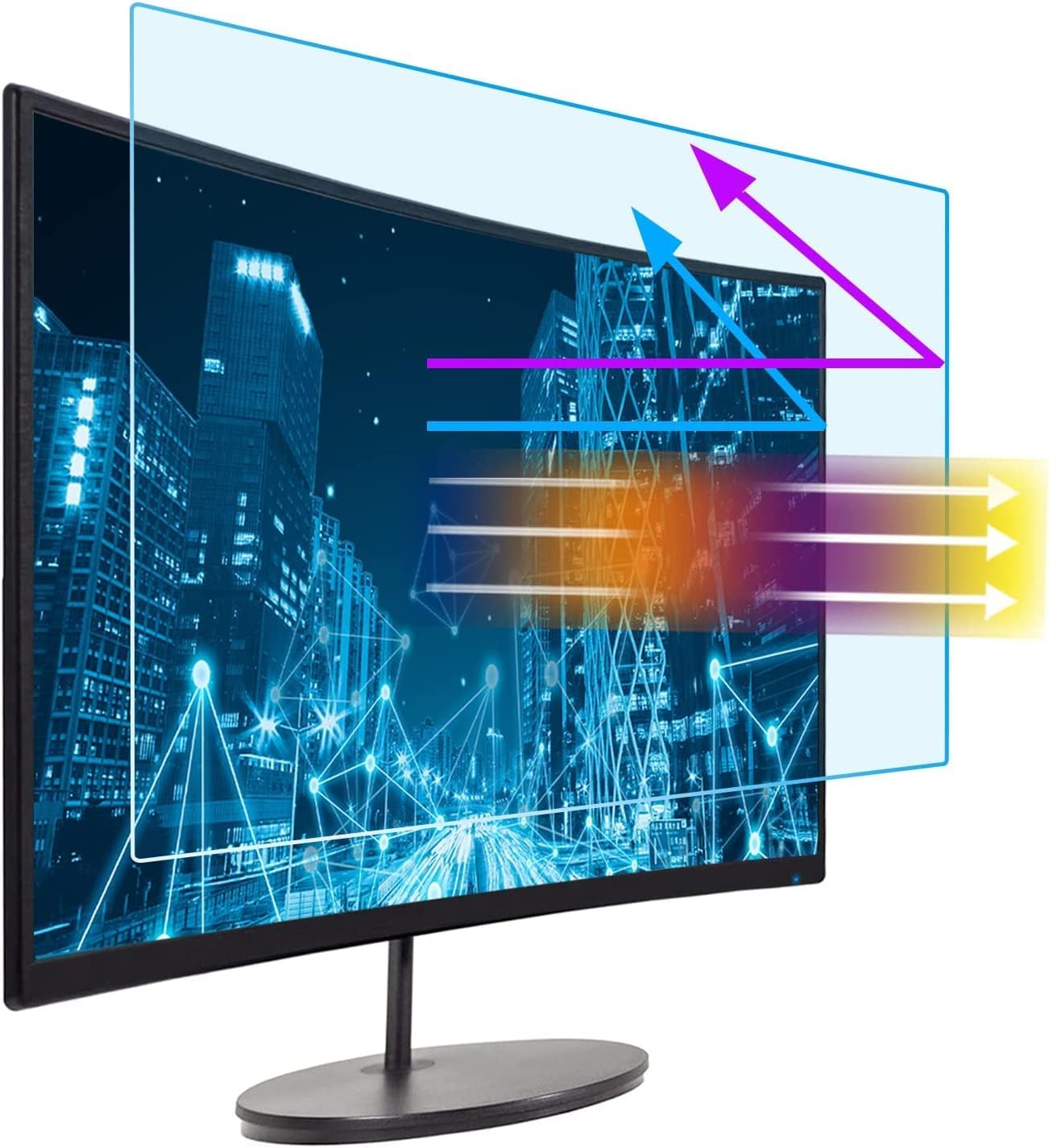 Amazon.com: MUBUY-GOL Screen Protector Blue Light Filter for 32 Inch ...