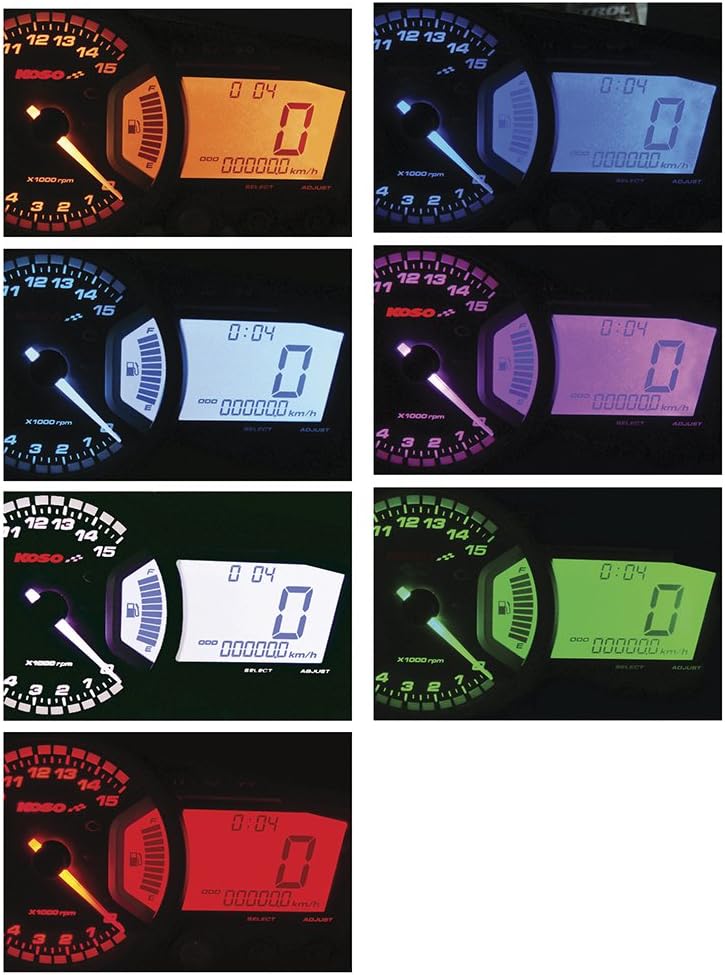 Koso BA010001 RX-2 GP Style Multifunction Meter Instruction Manual