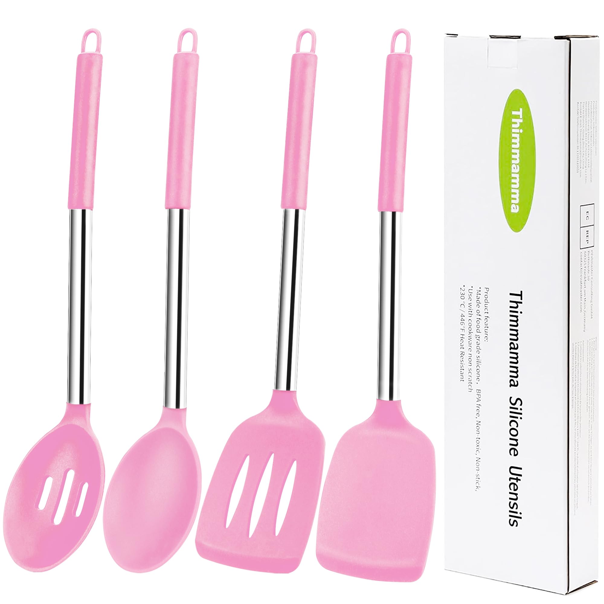 Amazon.com: Silicone Spatula Spoon, Food Grade BPA Free Silicone ...