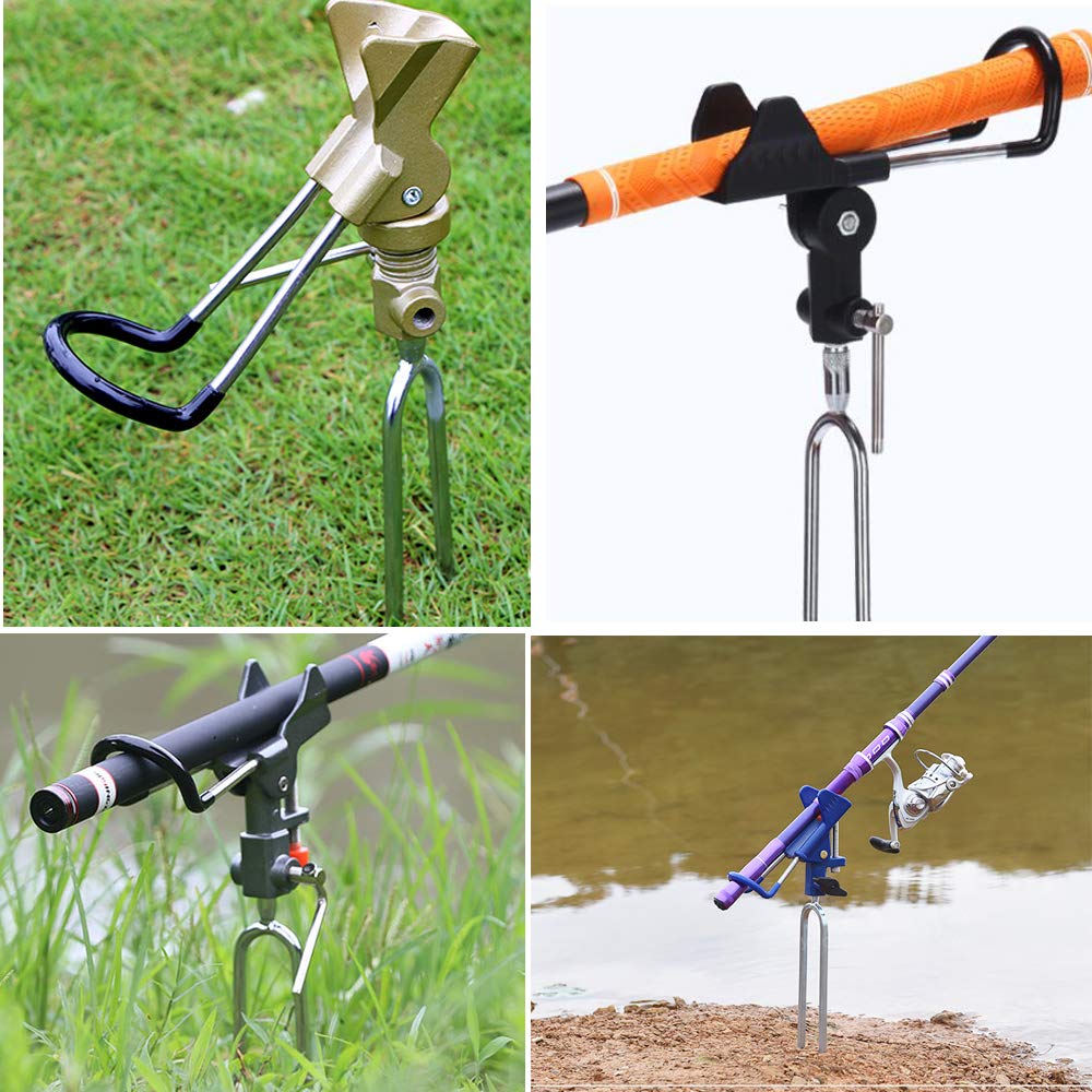Snapklik.com : 2Pack Bank Fishing Rod Holder Ground Fish Pole Beach ...