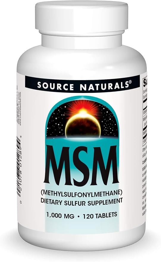 Amazon.com: Source Naturals MSM (methylsulfonylmethane), Dietary Sulfer ...