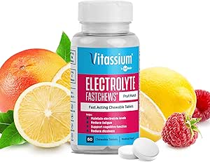 Vitassium FastChews, Chewable Electrolyte Tablets for Dietary ...