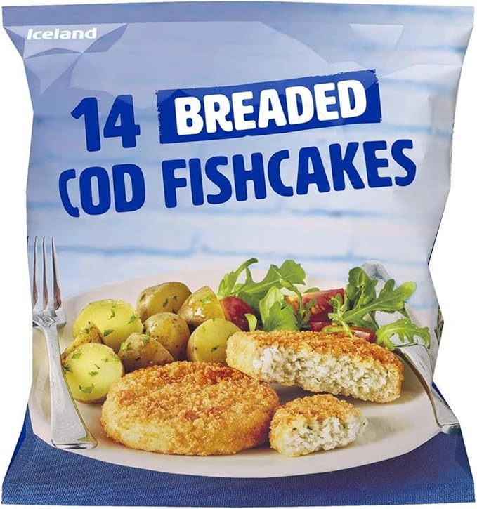 Iceland Breaded Cod Fish Cakes 700g (Frozen) : Amazon.co.uk: Grocery