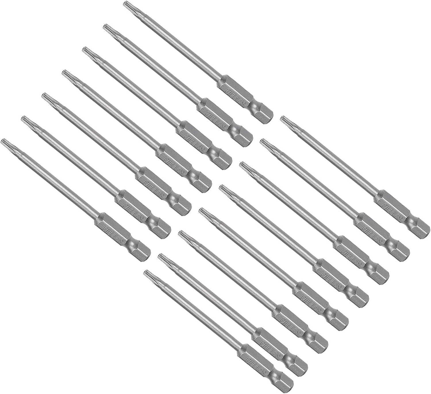 CoCud T10 Torx Head Screwdriver Bit, 3" Long 1/4 Inch Hex Shank ...