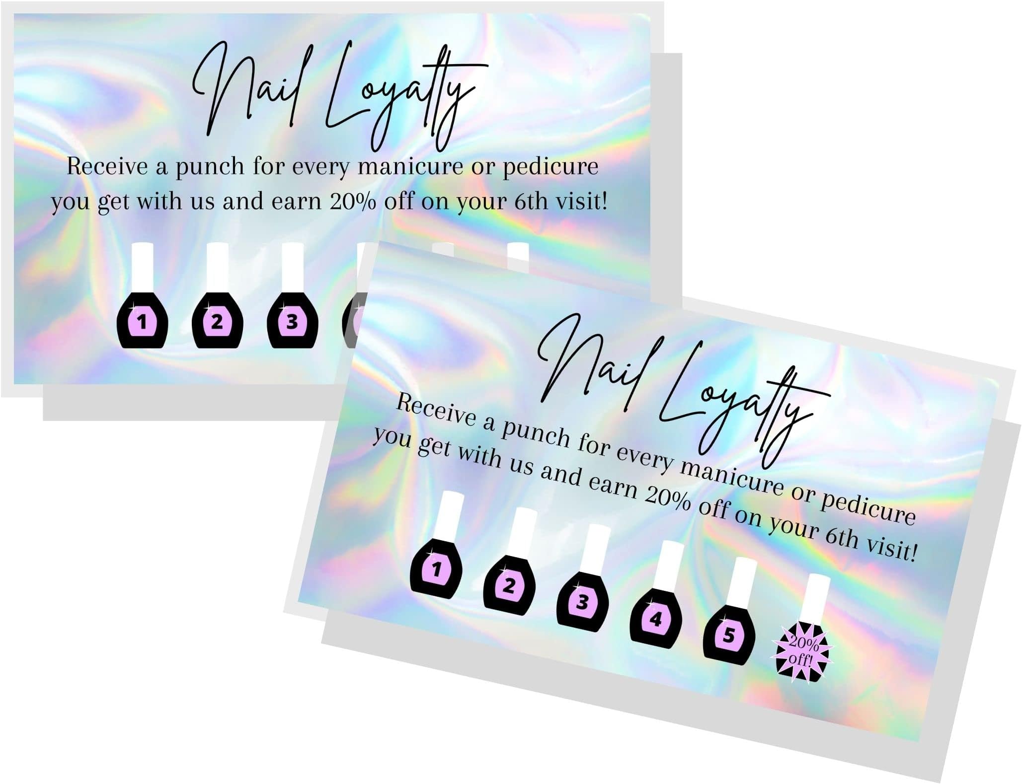 Amazon.com : Carewon 250 Punch Cards, Pink (8 Color Selection), 3.5" x ...