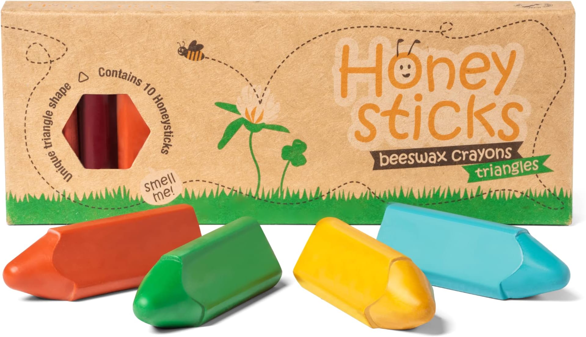 Amazon.com: Honeysticks Super Jumbo Crayons (6 Pack) - 100% Pure ...