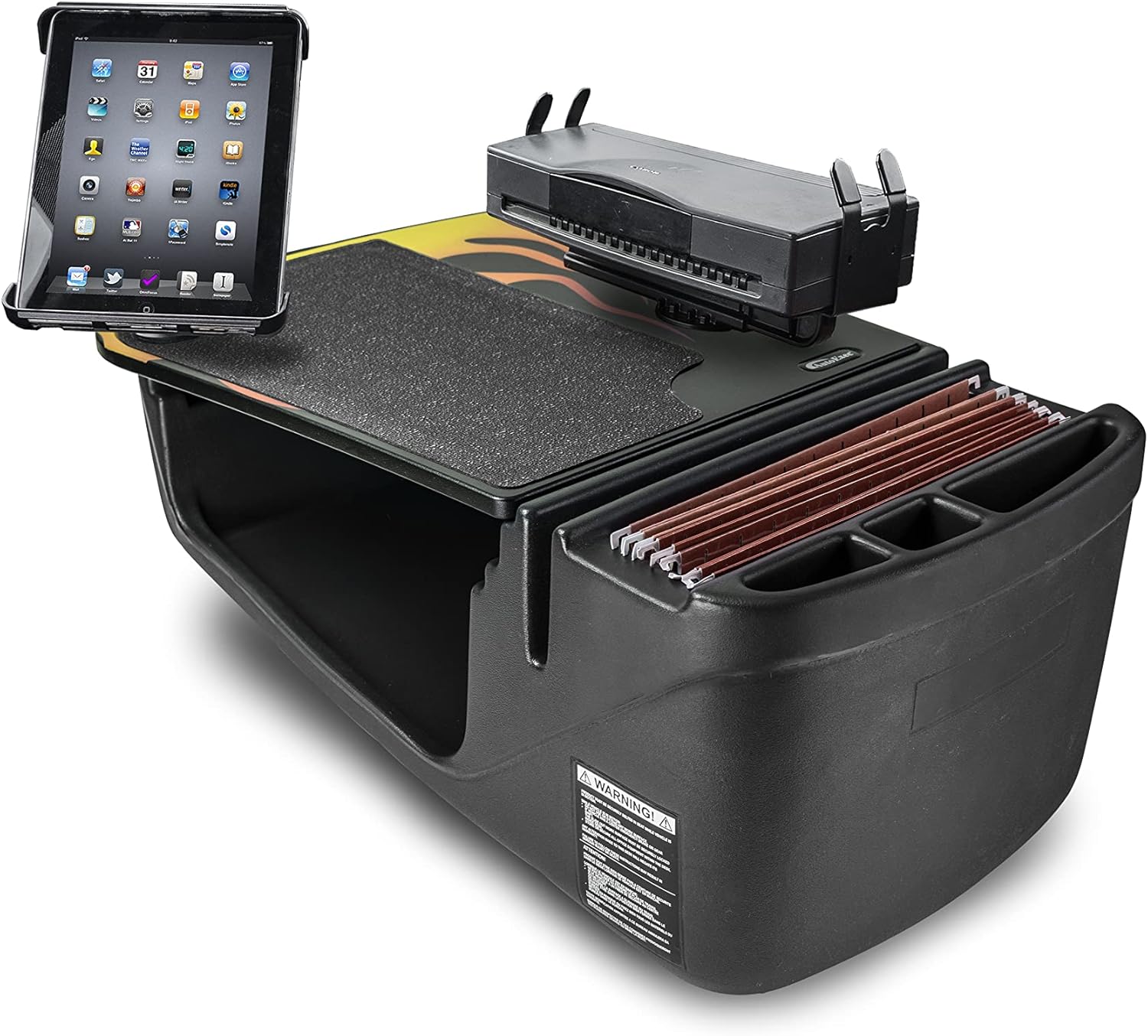AutoExec AUE08876 Efficiency GripMaster Car Desk Hot Rod Orange Flames ...