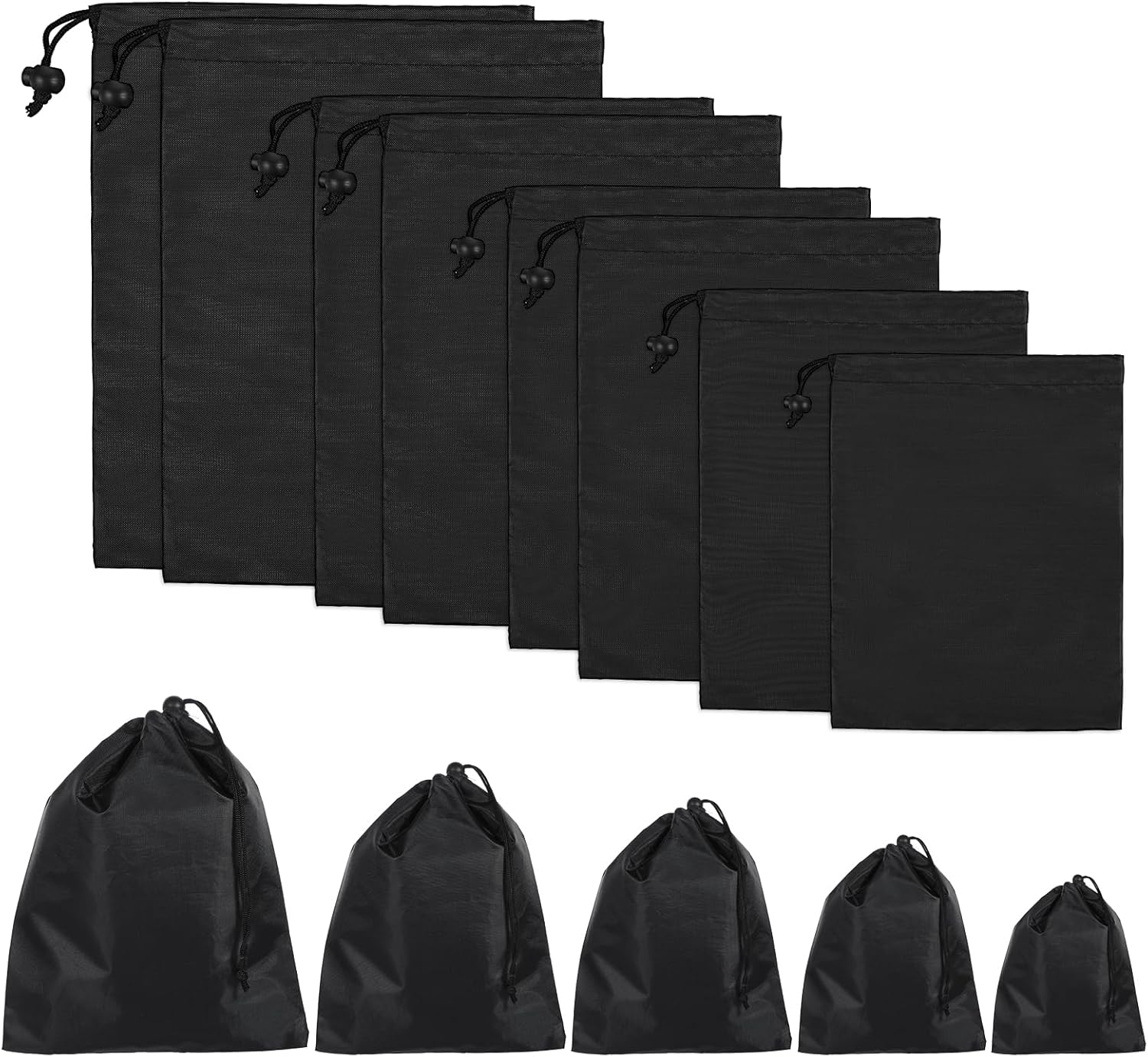 Amazon.com | oruola 8pcs Drawstring Shoe Bag,Draw String Bags,201D ...