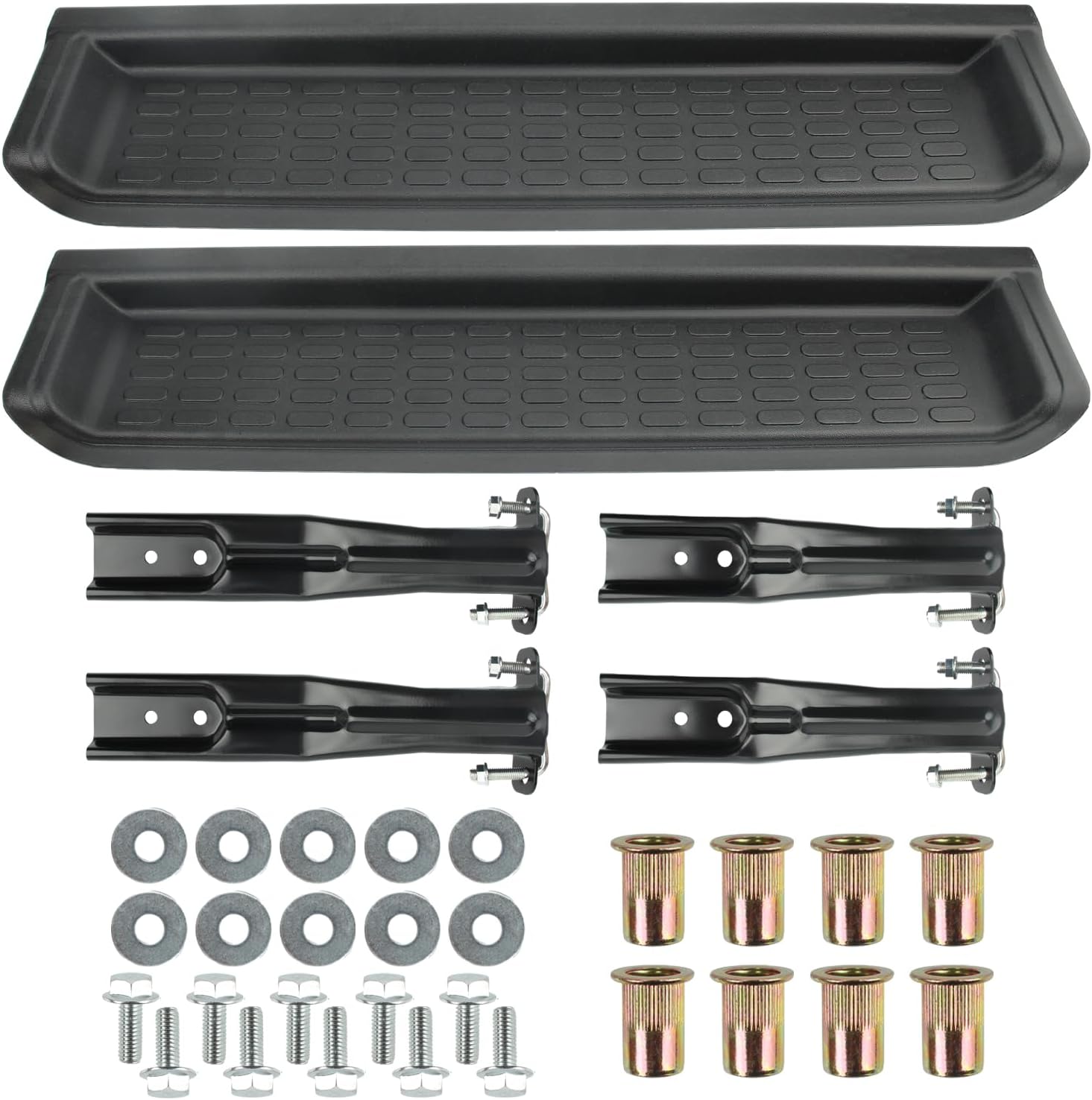 Amazon.com: AUTOKAY Side Step Nerf Bar Running Board for Jeep Wrangler ...