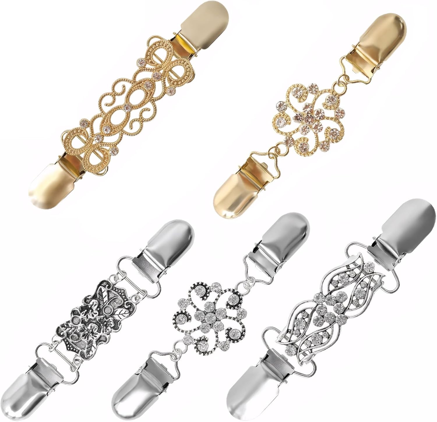 Amazon.com: 5 Pieces of Cinch Clip,Sweater Clips,Dress Clips Back Cinch ...