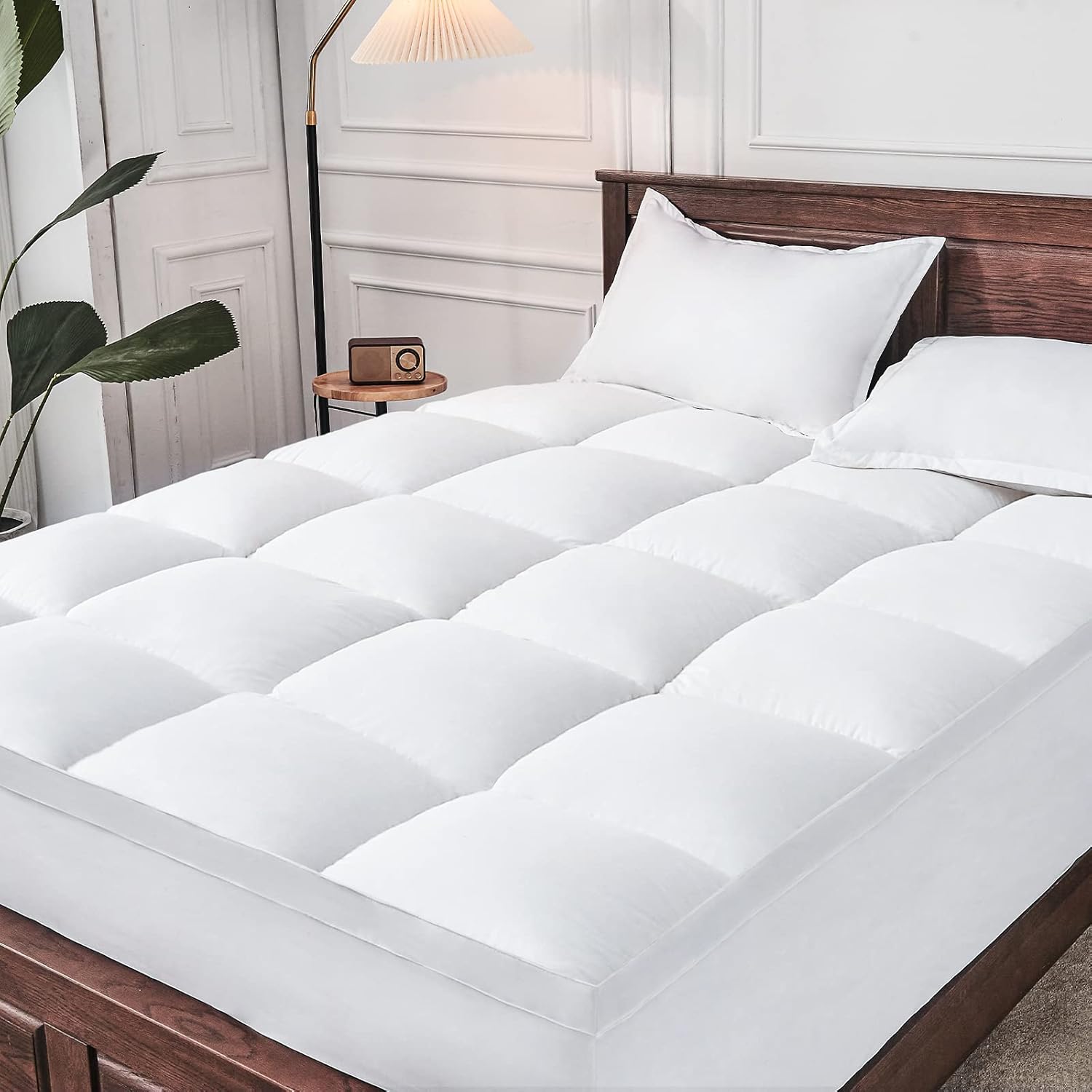 Amazon.com: Cymula Twin Mattress Topper, Extra Thick Mattress Pad ...