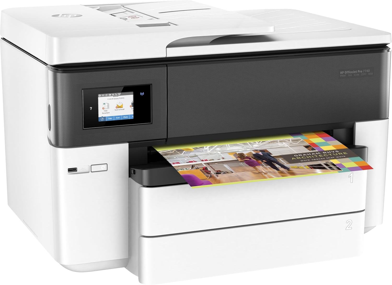 HP OfficeJet Pro 7740 Format All in One Colour Inkjet Printer Black hp-officejet-pro-7740-format-all-in-one-colour-inkjet-printer-black