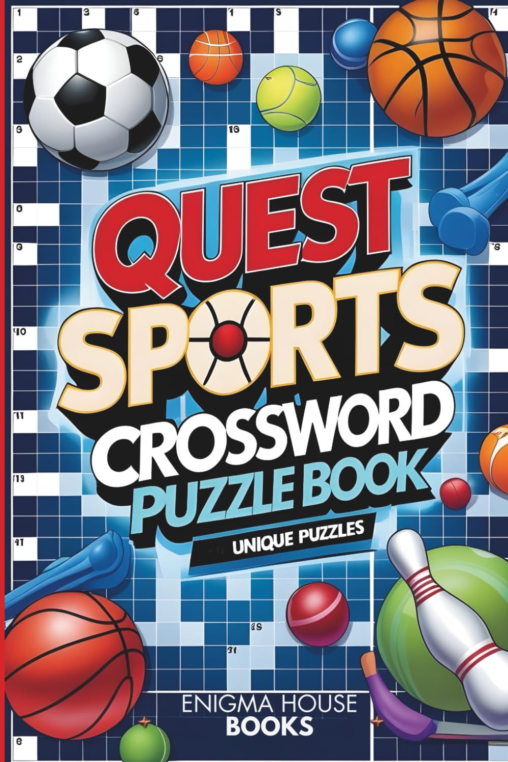 Quest Sports Crossword Puzzle Book: Engaging word games, easy-to-read ...
