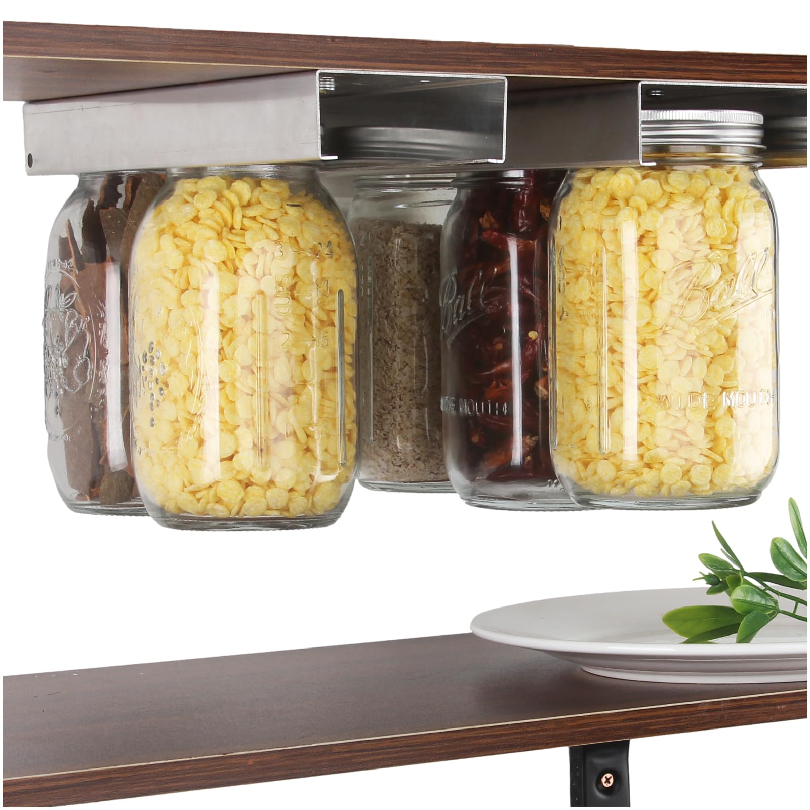 Amazon.com: lopeztek Mason Jar Organizer, Canning Rack for 4 8 12 16 24 ...