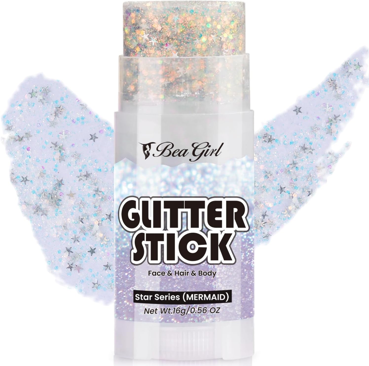 Amazon.com: Beagirl Mermaid Body Glitter Stick for Women,Singer ...