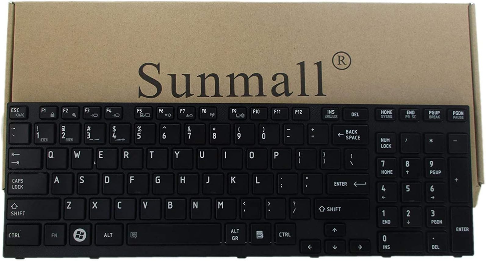 Amazon.com: Laptop Replacement Keyboard for Toshiba Satellite C650 ...