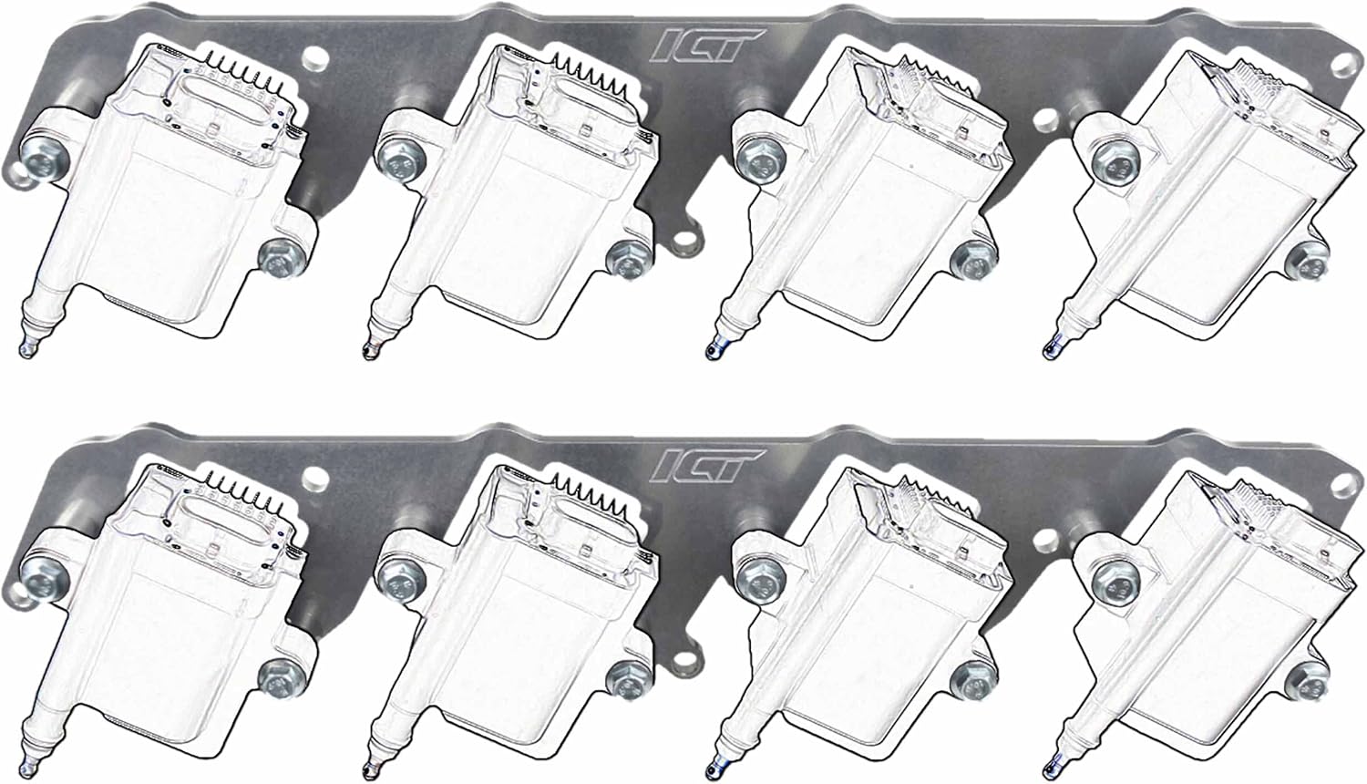 LS Billet Coil Brackets Holley EFI Smart Coil Pack LS1 LS3 LS2 LSX Swap ICT 551575, Coils ...