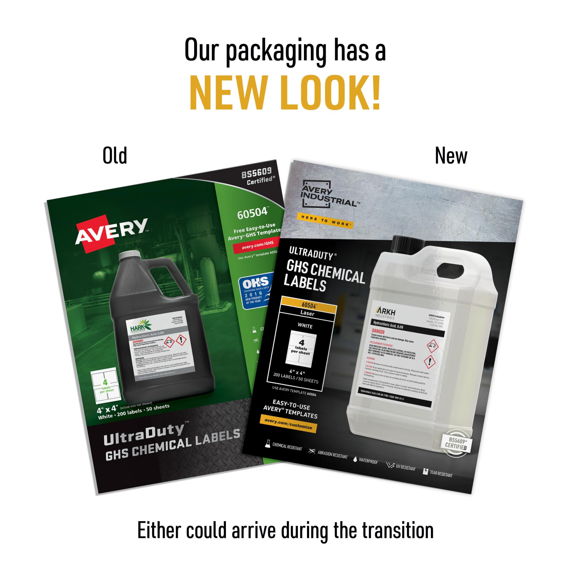 Ultra Duty Ghs Chemical Labels For Laser Printers Avery Ultra
