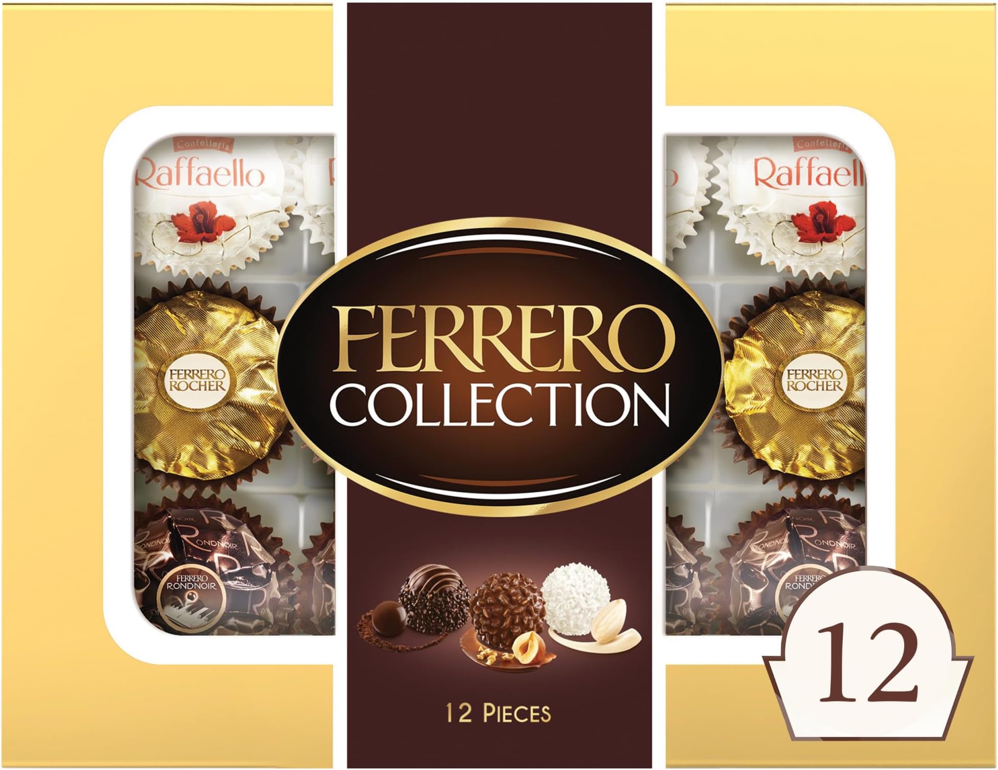 Amazon.com: Ferrero Collection, 12 Count, Premium Gourmet Assorted ...