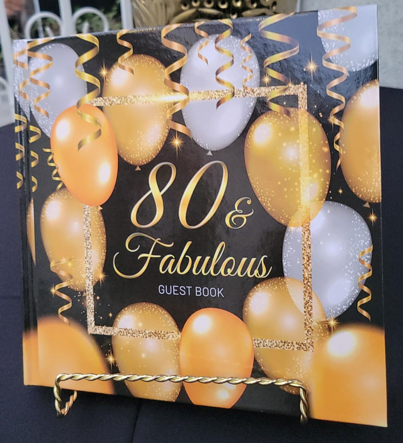 80th Birthday Guest Book: Keepsake Memory Journal for Men and Women ...