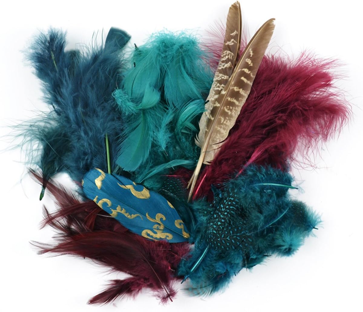 Amazon.com: Touch of Nature 38992 Packed Feather Assortment for Arts ...