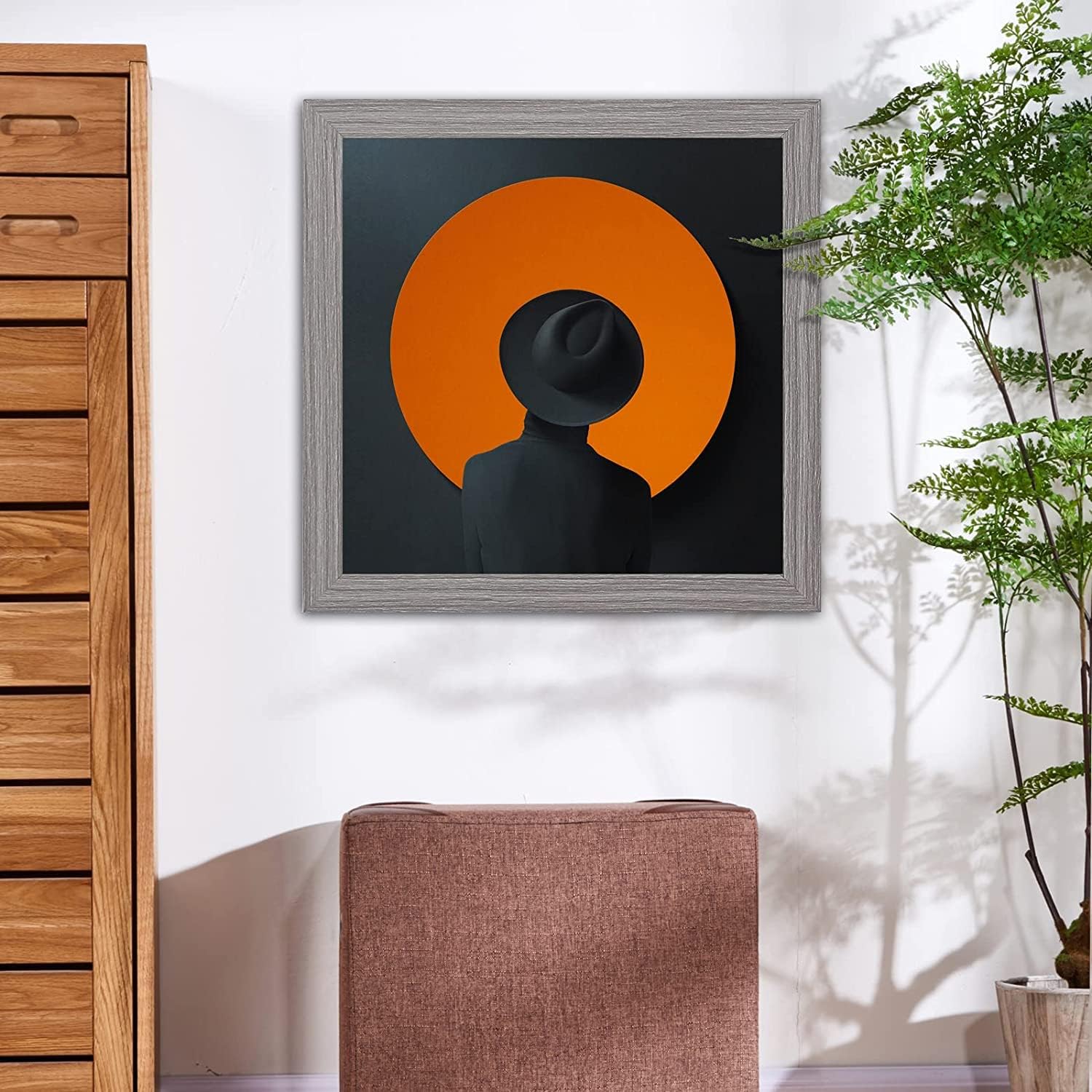 Buy YMOND 8x8 Picture Frames Wood Set of Two, Rustic Square Frame with ...