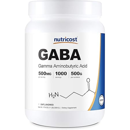 Amazon.com: Nutricost Pure GABA 500G Powder (Gamma Aminobutyric Acid ...