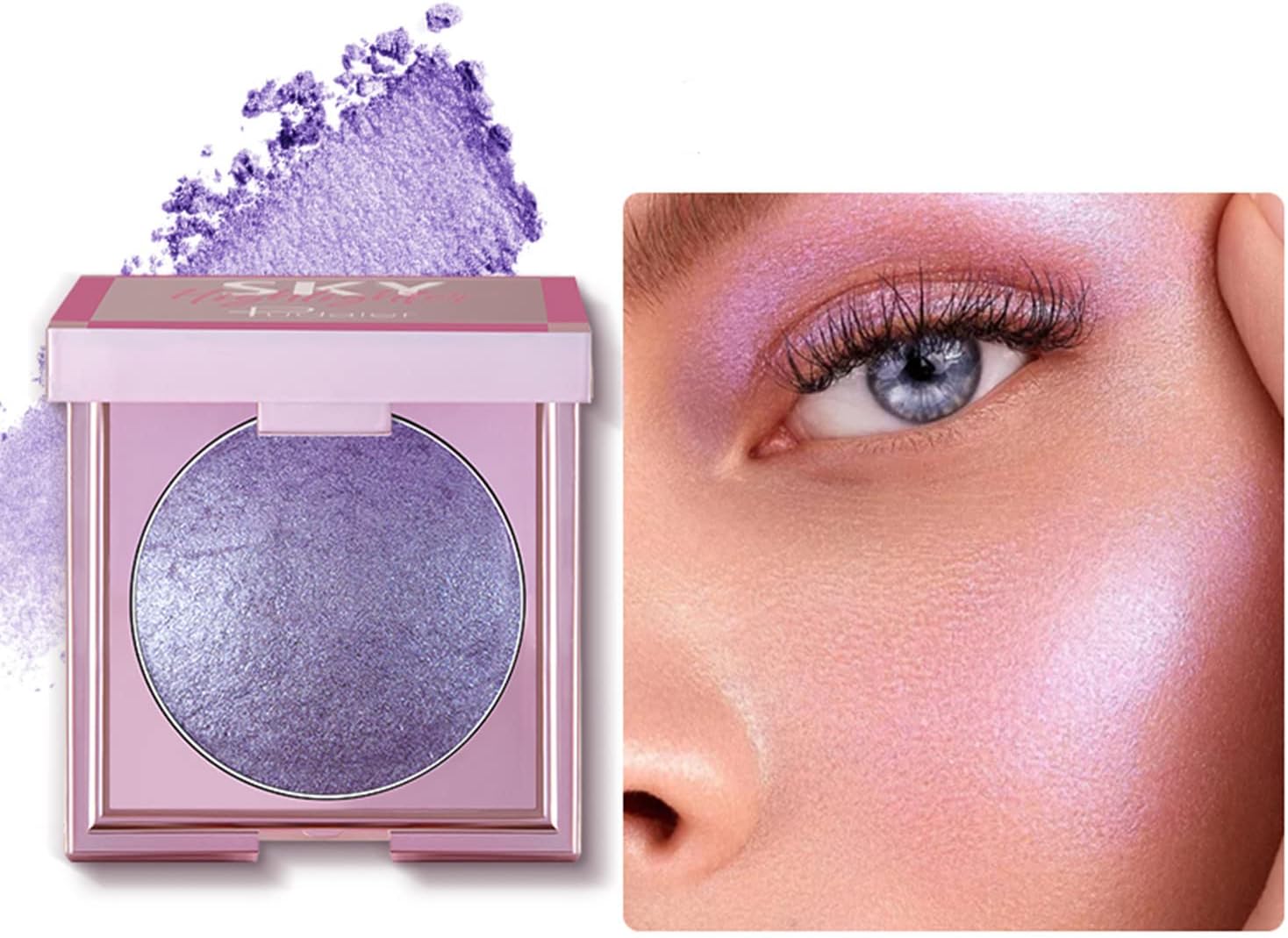 Amazon.com: FREEORR Baked Highlighter Powder Palette, Makeup ...