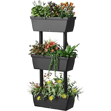Amazon.com : Simplay3 American Home™ 3-Level Multi Tiered Planter ...