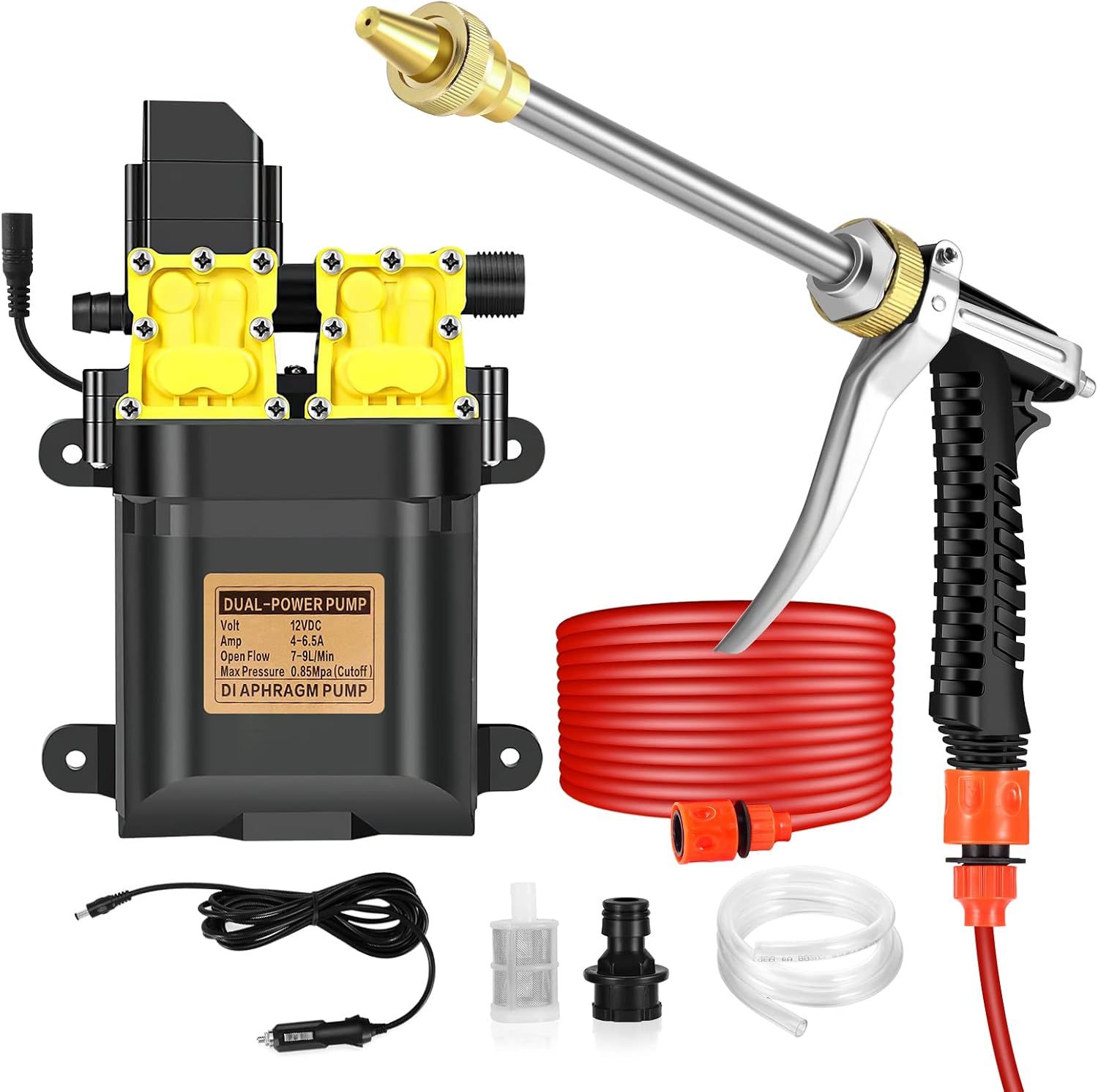 Amazon.com : Car Pressure Washer - 100W 160PSI Portable Electric Washer ...