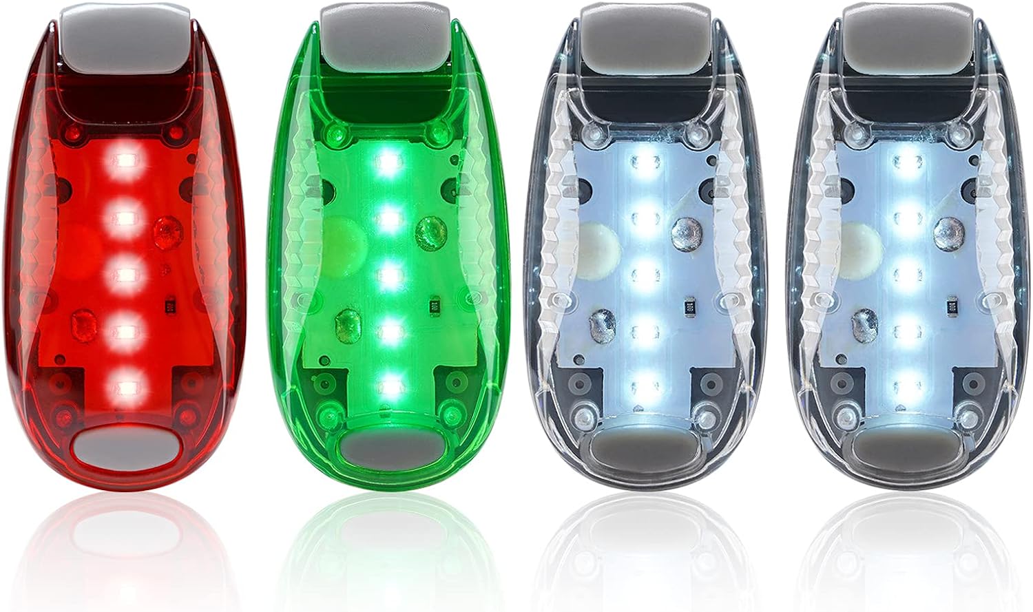 4pcs Navigation Lights for Boats Kayak, LED Safety Light with 3 Types ...