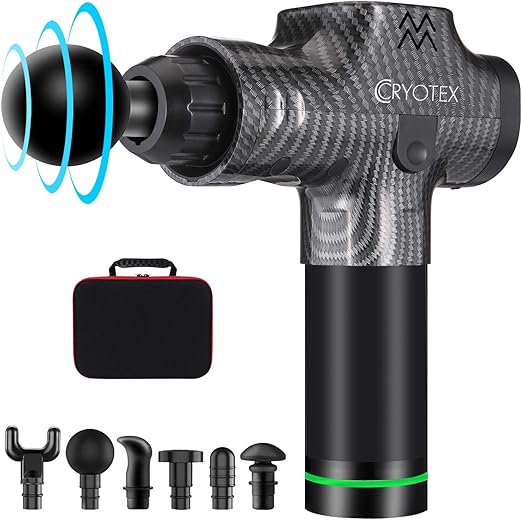 Amazon.com: cryotex Massage Gun – Deep Tissue Handheld Percussion ...