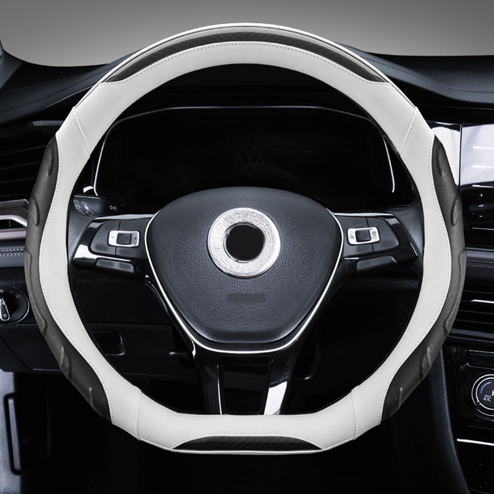 Amazon | ハンドルカバー ト 日-産 NISSAN ノート E12 NOTE NISMO (E12/HE12/NE12) D型 手触りよし ステアリングカバー 防汗 ハンドルカバー ...