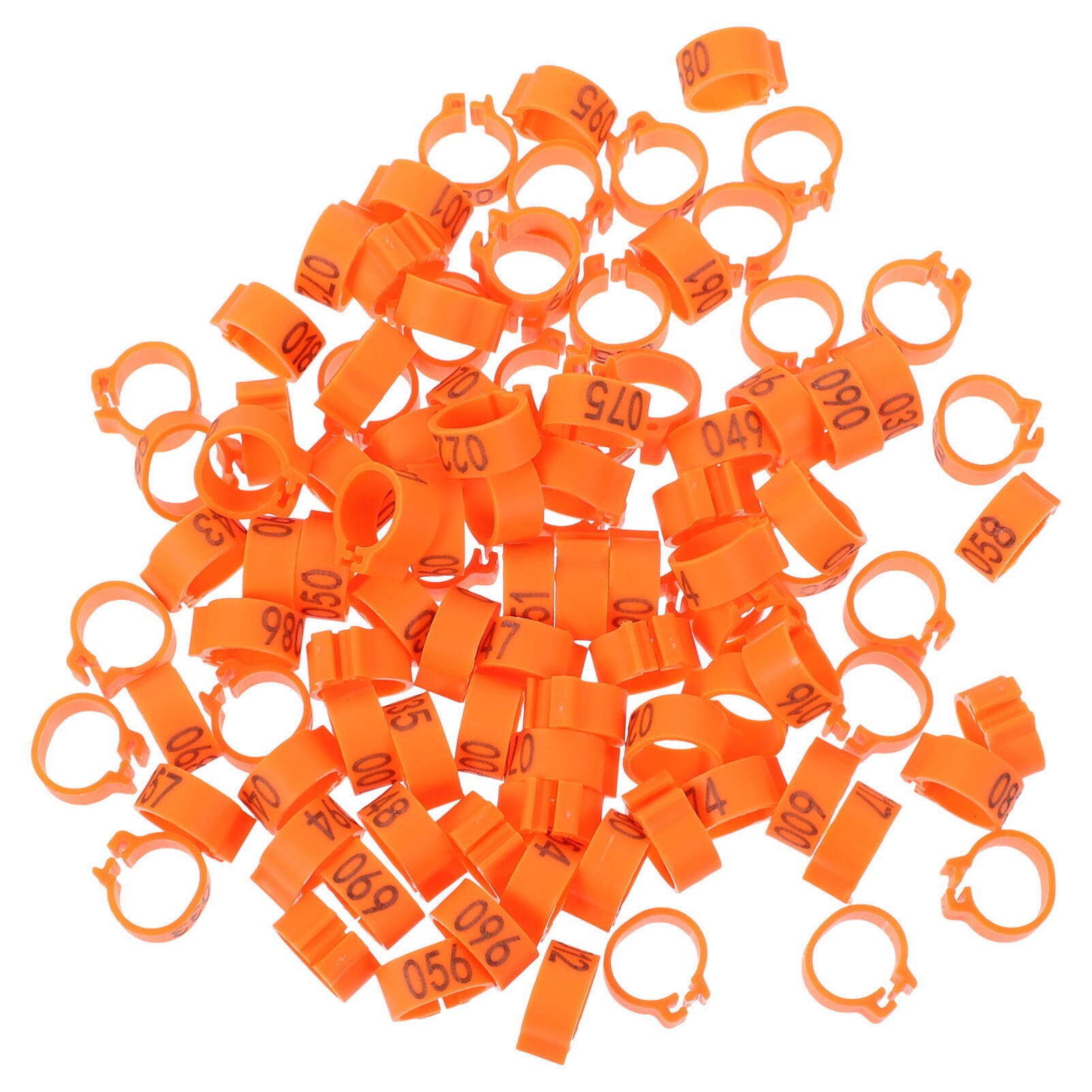 Amazon.com: VILLCASE Chicken Leg Bands, 100Pcs 10mm Bird Leg Ring ...