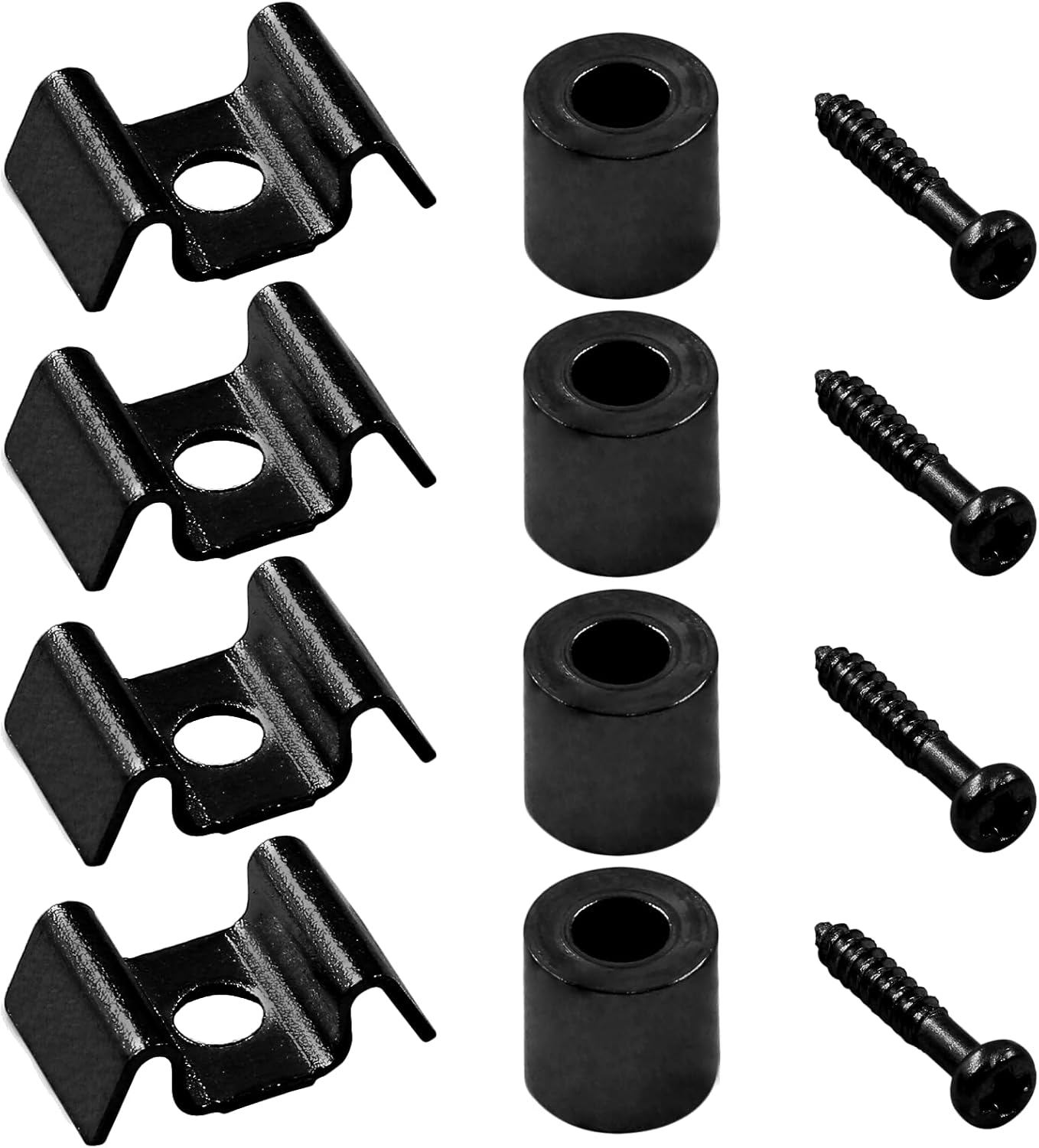Amazon.com: Hordion 4 Sets Guitar String Trees String Retainer, Black ...