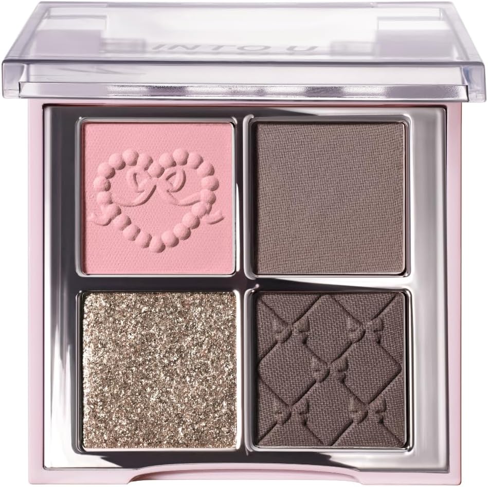 Amazon | INTO U アイシャドウ ローテーショナルアイシャドウパレット 4色 ツヤ ラメ パール #SP01 眠れる森の美女 | INTO U | アイシャドウ 通販