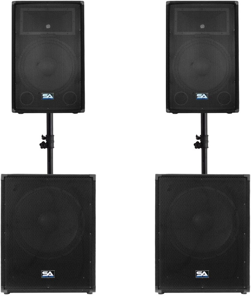 Amazon.com: Seismic Audio - Flex-812 - Powered Line Array Speaker ...
