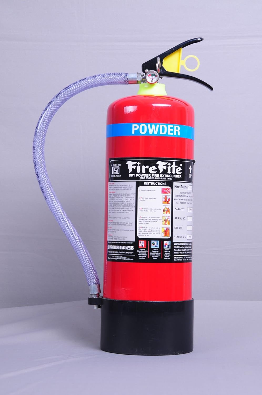 Fire Fite ISI Marked and CE Approved Stored Pressure ABC TYPE Steel ...