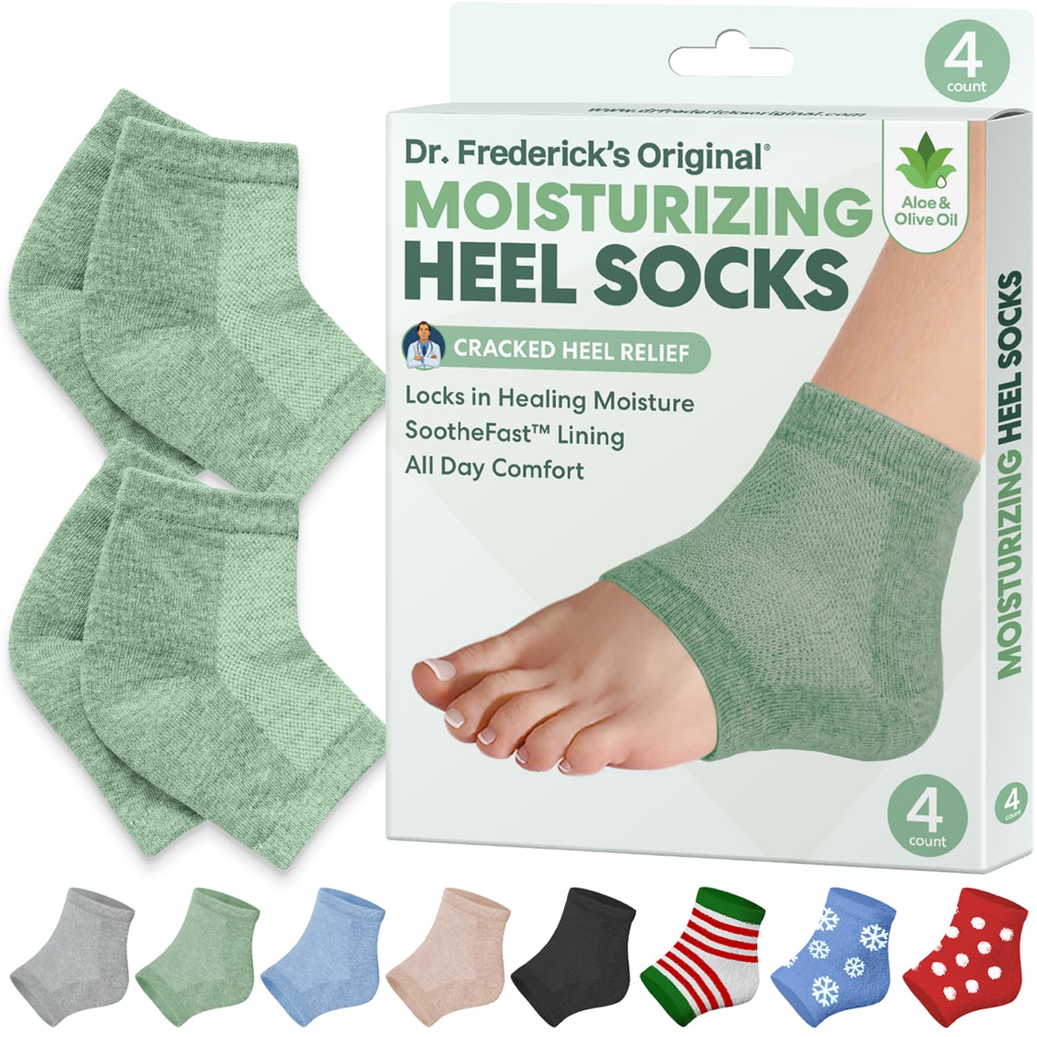 Dr. Fredericks Original Moisturizing Heel Socks for Nepal | Ubuy