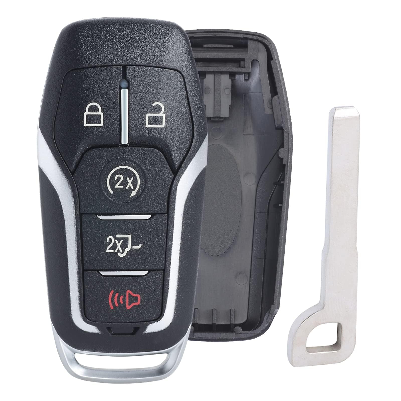 Smart Keyless Remote Key Fob Case Shell Cover Fit for Ford F150/F250 ...