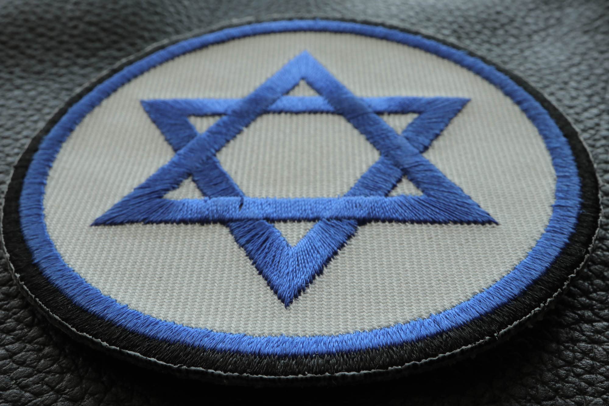 Yellow Jewish Star Patch