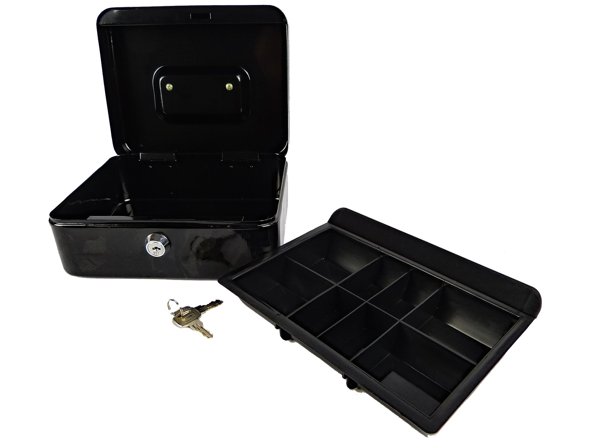 Buy Hyfive® Petty Cash Box 8" 200mm Supplied With 2 Keys and Removable ...