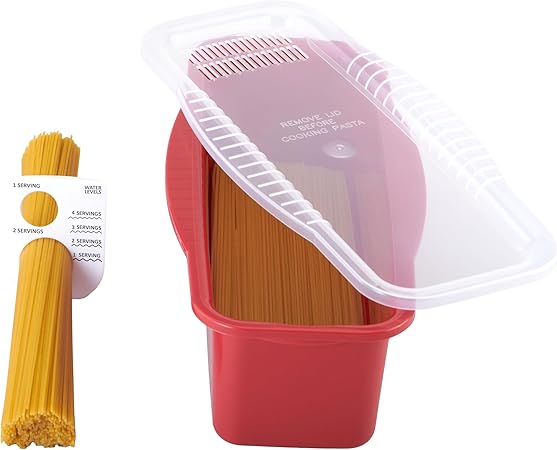 Amazon.com: GoodCook Everyday Microwave Pasta Cooker, Red: Home & Kitchen