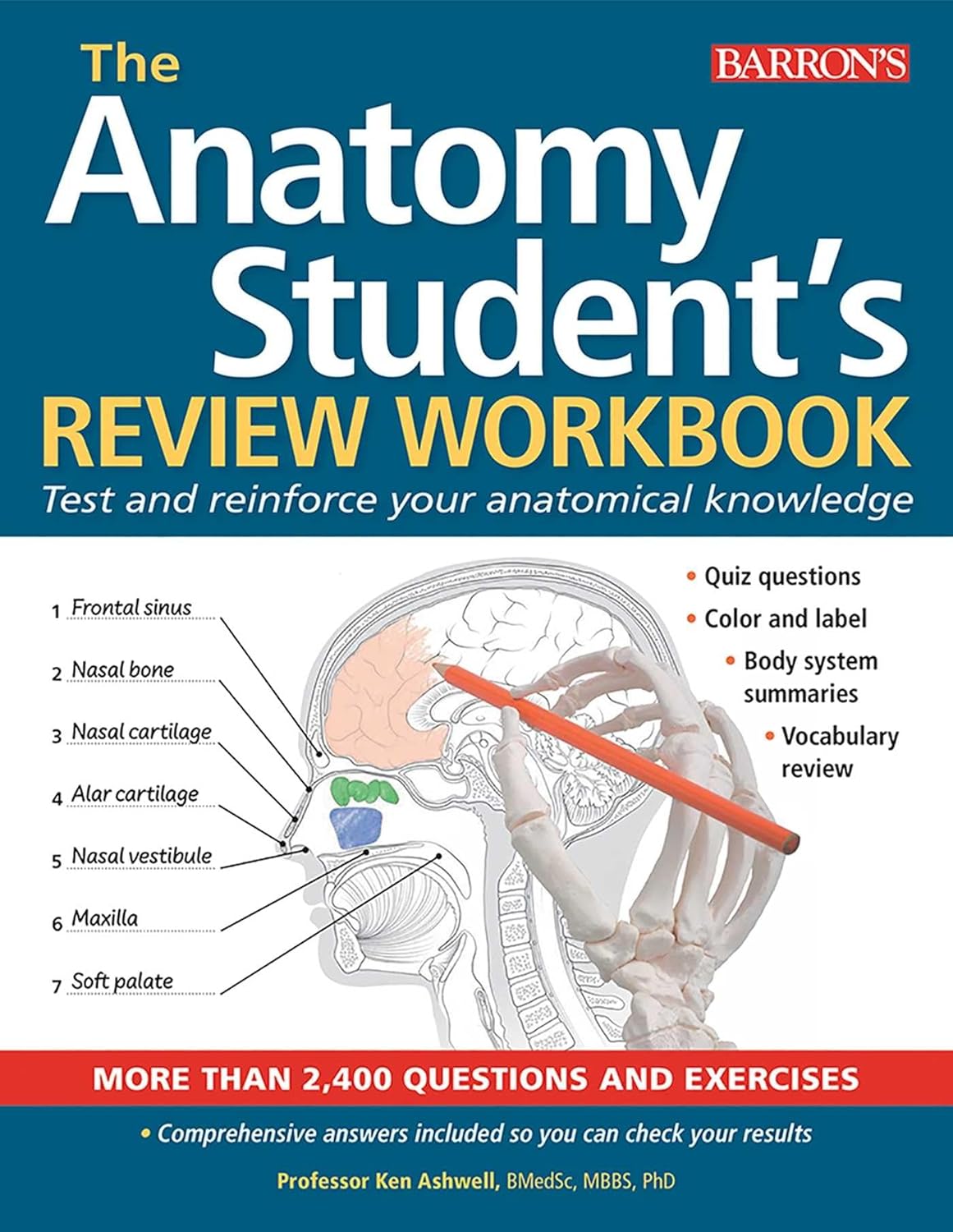 Anatomy Student's Review Workbook: Test and reinforce your anatomical ...