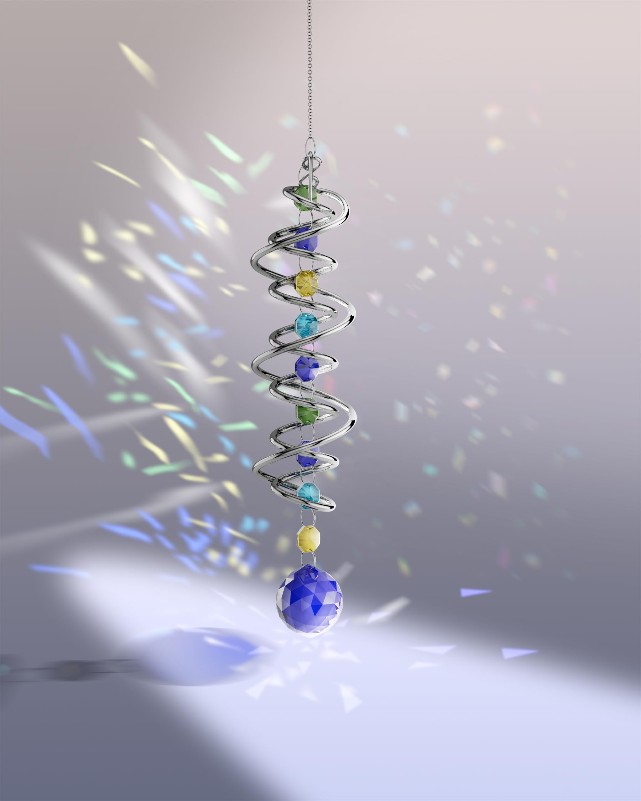 Amazon.com: 2 Pack Crystal Suncatcher, Hanging Sun Catcher Prism with ...