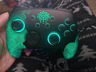 Amazon.com: FUNLAB Firefly [Luminous Pattern] Switch Pro Controller ...