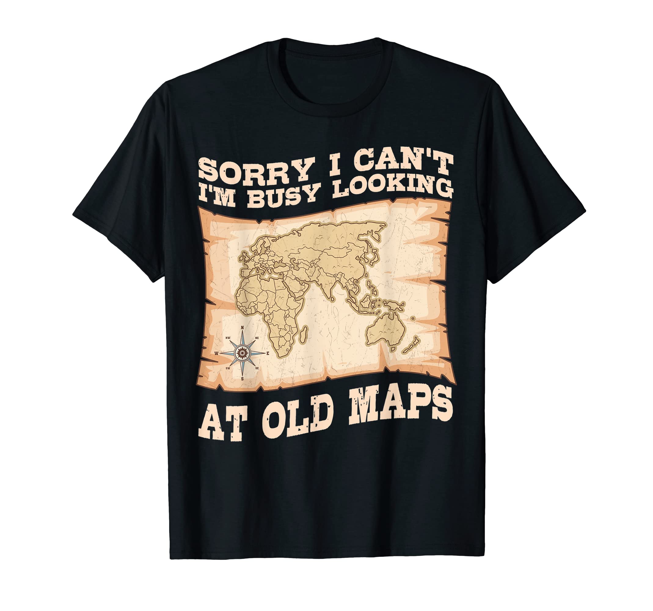 Amazon.com: Geographer World Map Cartographer Geography Geology T-Shirt ...