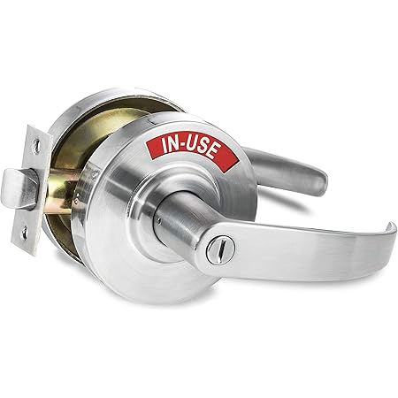 VIZILOK Heavy Duty Privacy Indicator Lock and Lever C7FS, BHMI Grade 2 ...