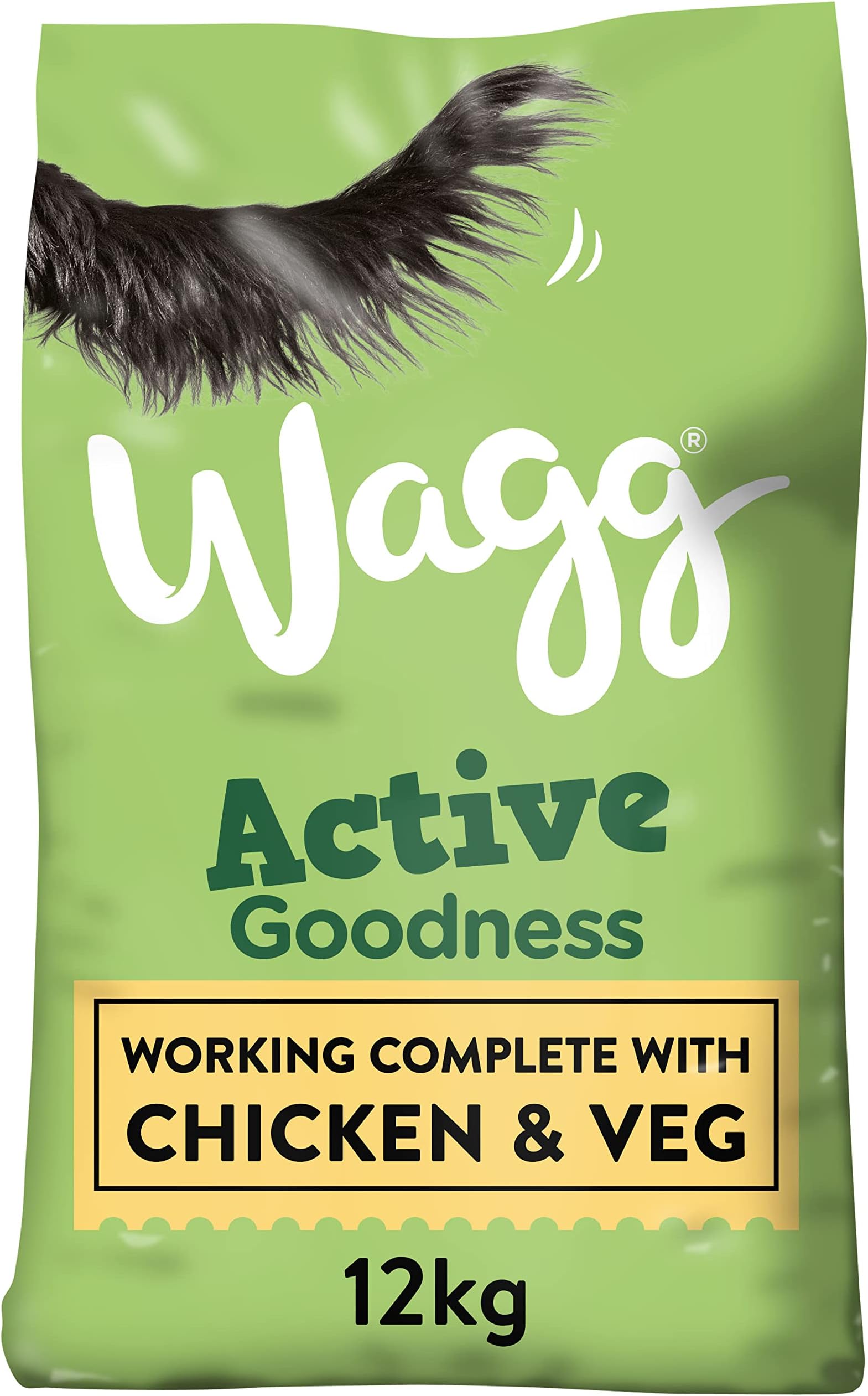 Algoods Working Dog Food Complete Dry Dog Food Chicken Flavour, 10 Kg ...