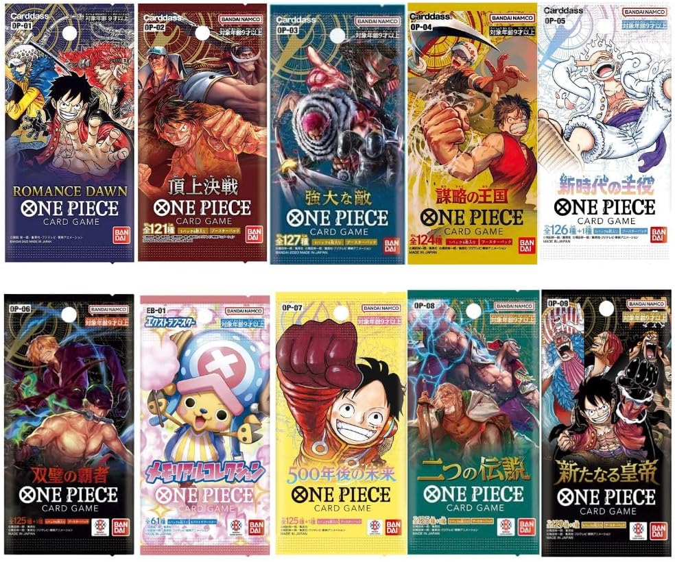 Amazon.com: One Piece Cards Pack Bundle: Ideal for One Piece TCG ...